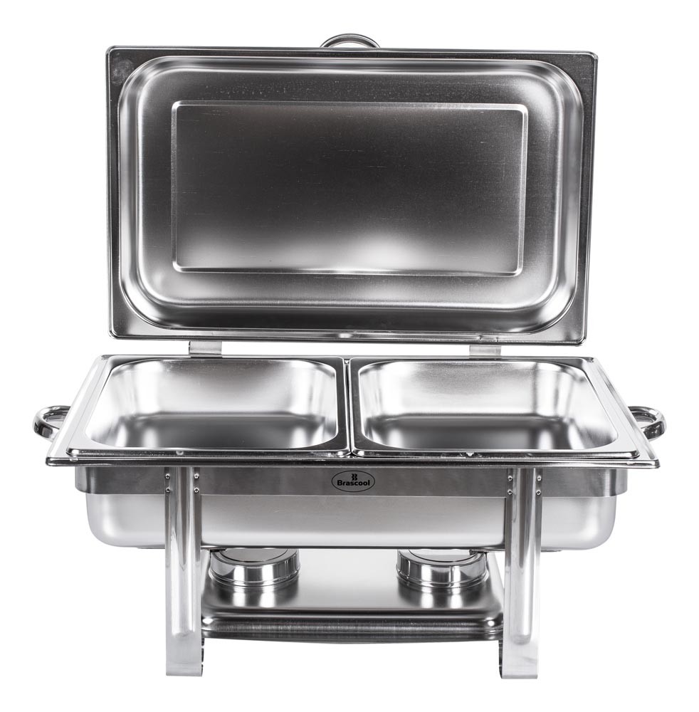 Rechaud Inox c/ Dobradiças GN 1/2 9L - Brascool.com.br